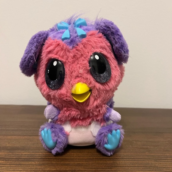 Toys | Hatchimals Plush Pink Bear Dragon Baby Interactive Working No ...
